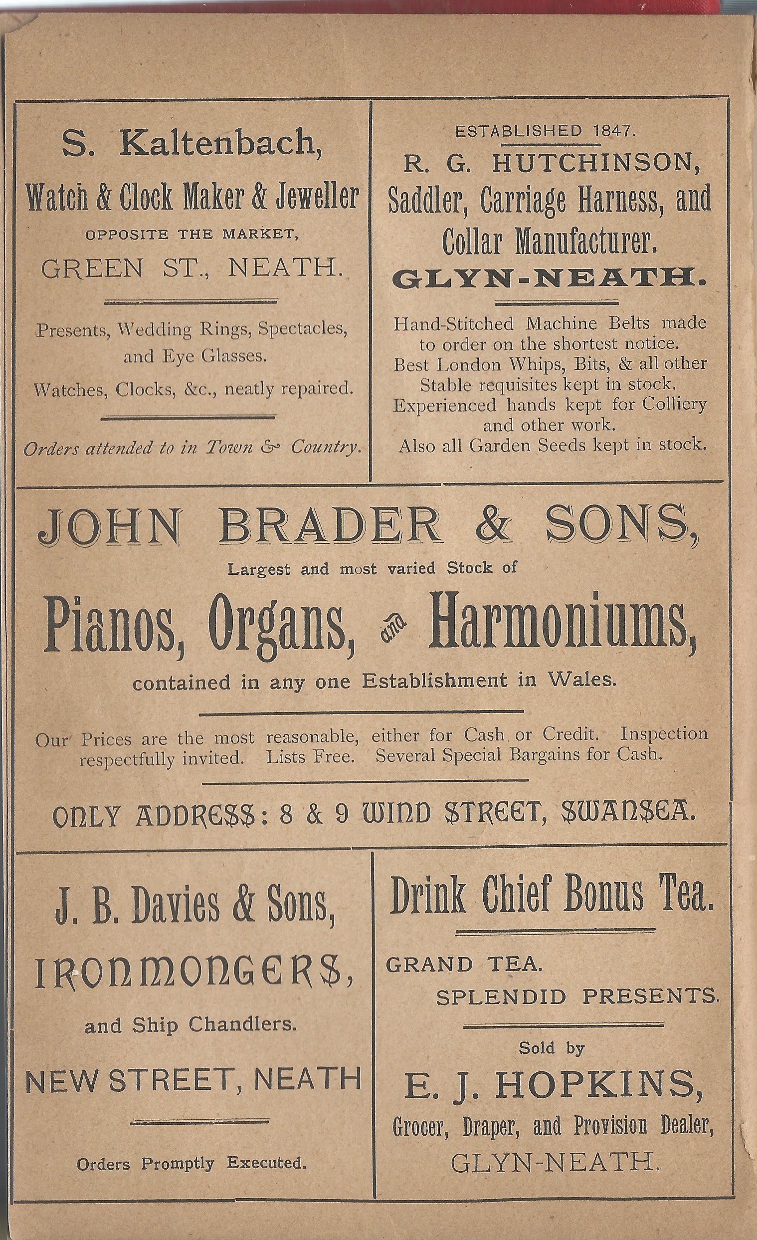 Aberpergwm Church magazine 1899 Jan - Mar - Blaengwrach and Cwmgwrach ...